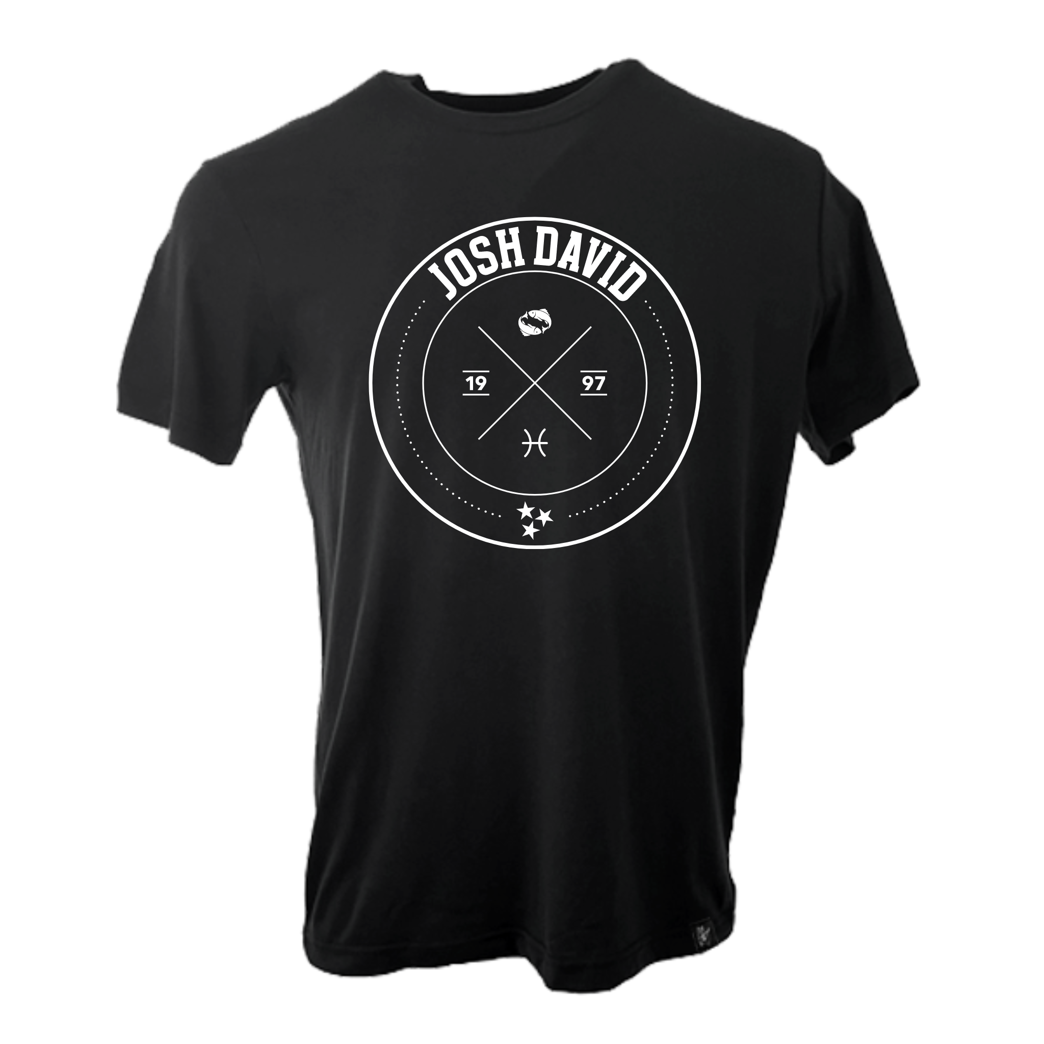 Josh David - Logo Shirt - Solid Black – Interstate Music