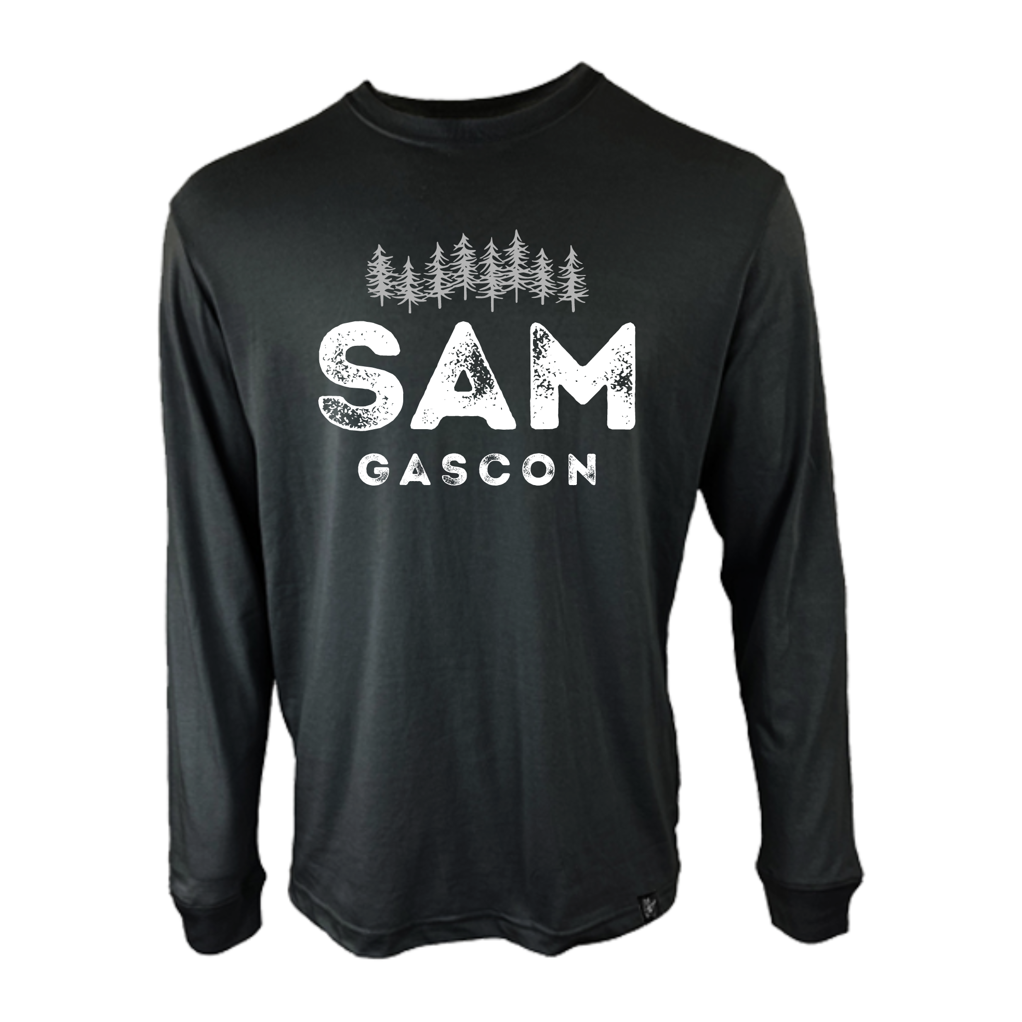 Sam Gascon - SAM Logo Long Sleeve - Solid Black – Interstate Music