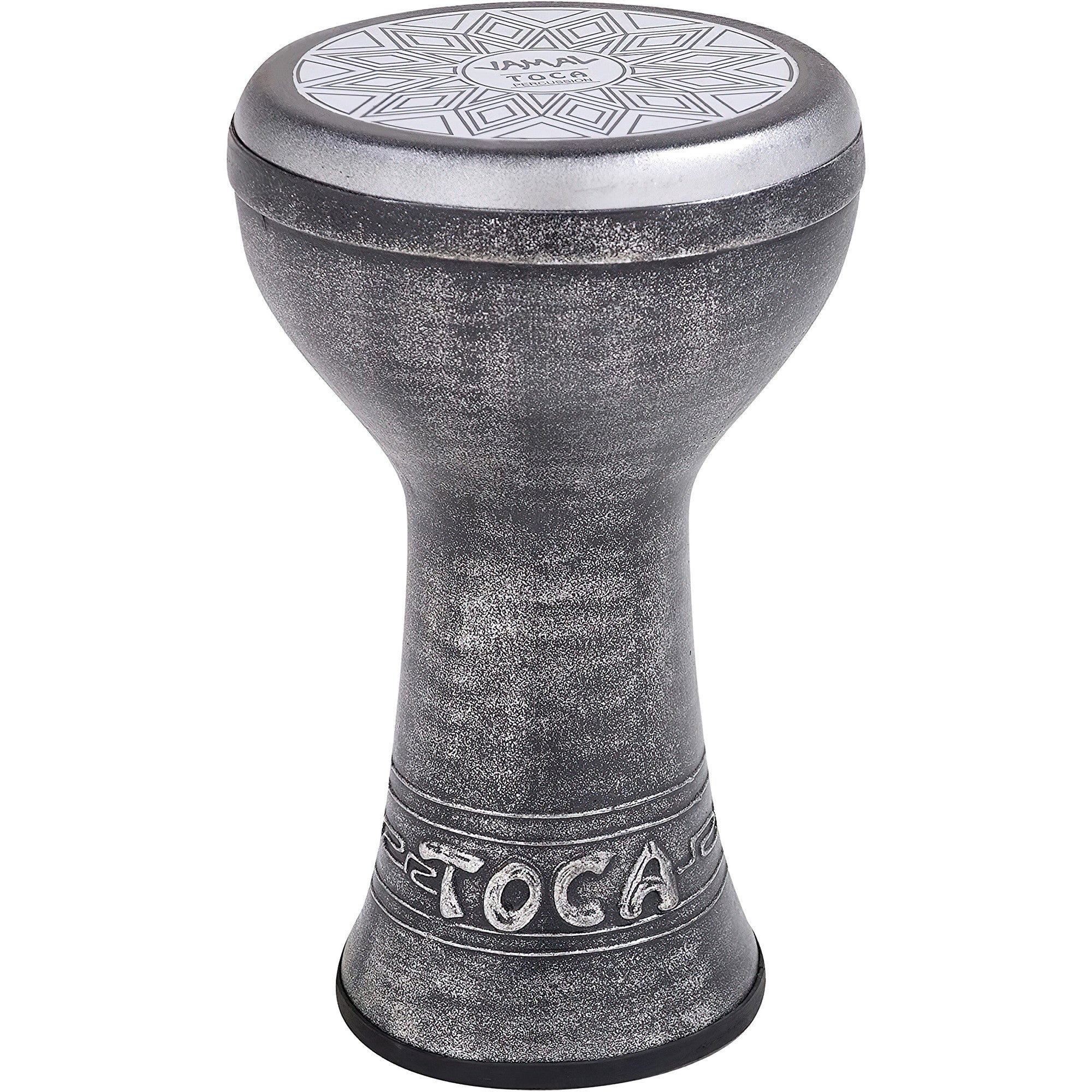 Toca Jamal 10-Inch Fiberglass Doumbek, Antique Silver Finish ...